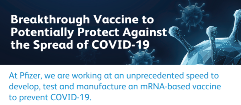 Pfizer and BioNTech Dose First Participants in the U.S. as Part of ...