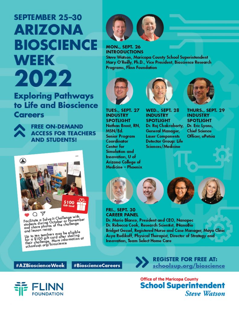 Arizona Bioscience Week Career Pathways Program Reaches Classrooms Statewide | AZBio